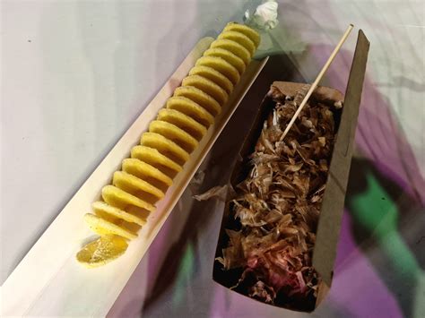 한밤에 먹는 회오리감자 And 타코야키