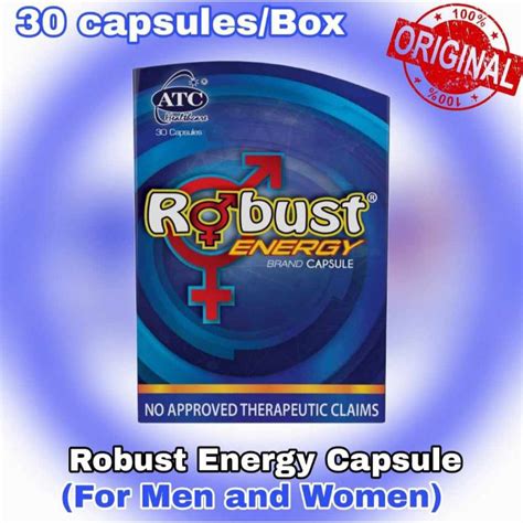 Robust Energy Supplement For Men And Women Shopee Philippines