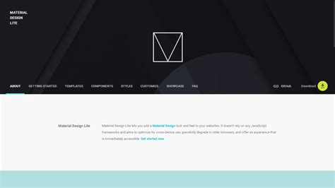 Material Design Lite Webcurate