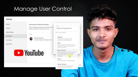 Youtube Permissions How To Setup Accounts Know Account Role Youtube