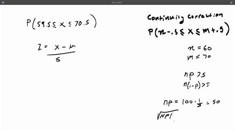SOLVED: (10 points) NORMAL APPROXIMATION TO BINOMIAL coin will be flipped 100 times Assuming ...