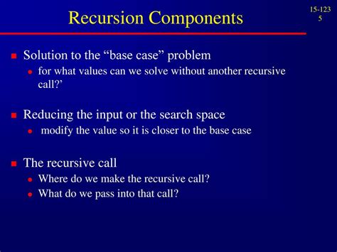 Recursion what is it? how to build recursive algorithms - ppt download