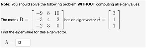 Solved Note You Should Solve The Following Problem WITHOUT Chegg