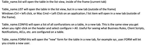 Servicenow Platform And Navigation Hints Tips T Servicenow