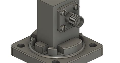 Waveguide Wr62 Model By Jk Download Free Stl Model