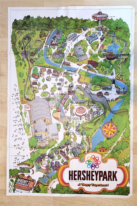 Pin Hershey Park Map
