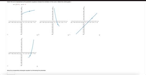 Solved Sketch The Curve Represented By The Parametric Chegg