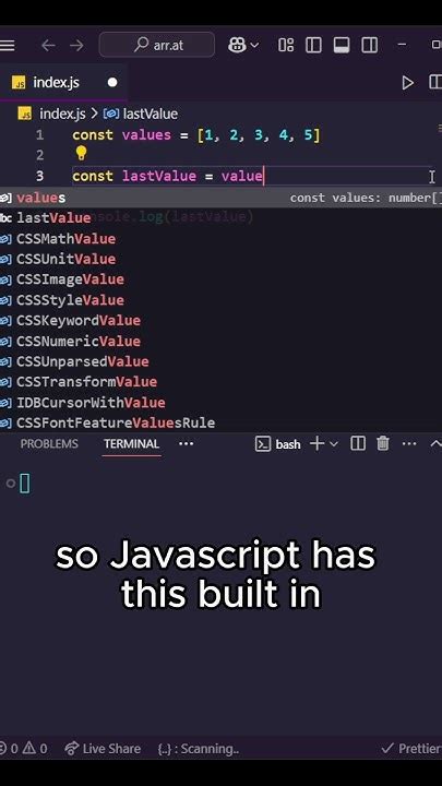 Access The Last Array Element Like A Pro In Javascript Coding