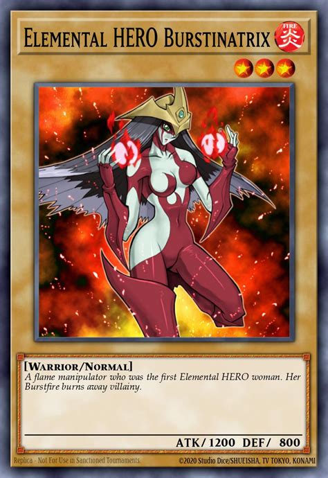 Elemental Hero Burstinatrix Yu Gi Oh Card Database Ygoprodeck