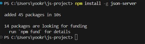 Nodejs Json Server 이용하기