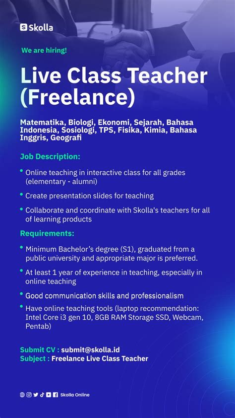 salsabila zara on linkedin hiring skolla hiring teacher