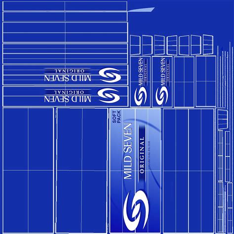 Carton Cigarettes Boxes Collection 3d Model 29 3ds Fbx Obj Ma