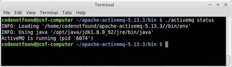 apache activemq installation · codenotfound