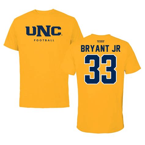 33 Darrell Bryant Jr University Of Northern Colorado Football Gold Performance Tee