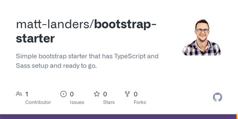 Github Matt Landersbootstrap Starter Simple Bootstrap Starter That