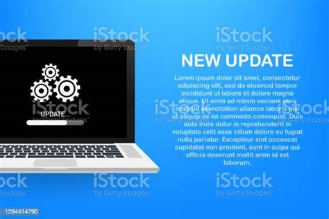 시스템 소프트웨어 업데이트 데이터 업데이트 또는 화면의 진행률 표시줄과 동기화할 수 있습니다 벡터 일러스트레이션 소프트웨어 업데이트에 대한 스톡 벡터 아트 및 기타 이미지