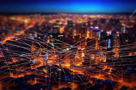 Premium Ai Image Digital Connection Generative Ai