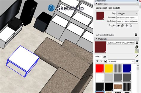 Cannot Delete Material Even If I Delete A Component And The Whole Model Content SketchUp Free