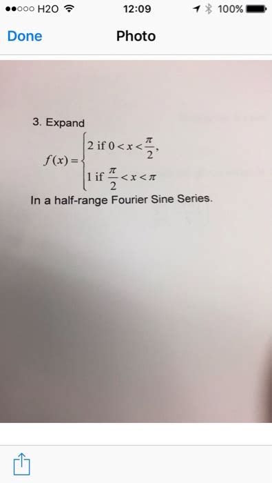 Solved Expand F X If