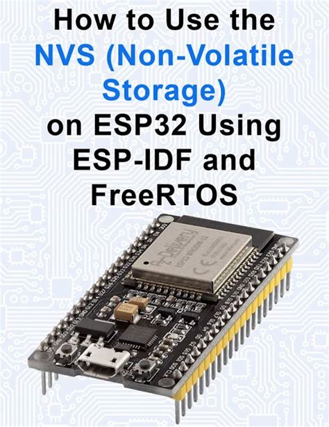 how to use the nvs non volatile storage on esp32 using esp idf and