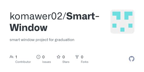Github Komawer02 Smart Window Smart Window Project For Graduation