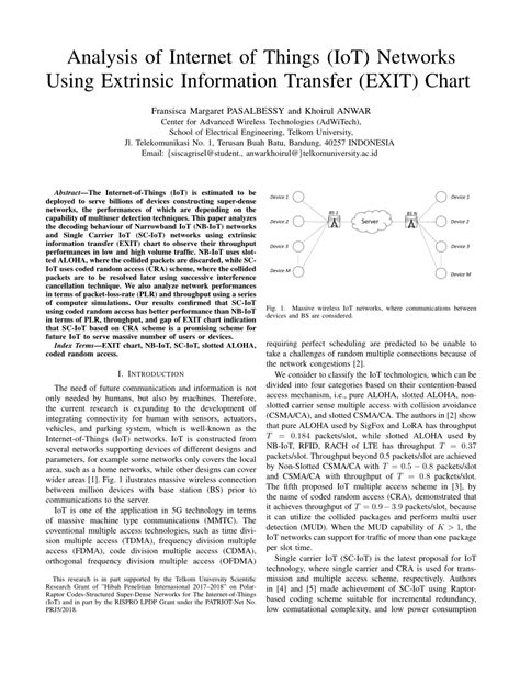 pdf analysis of internet of things iot networks using extrinsic