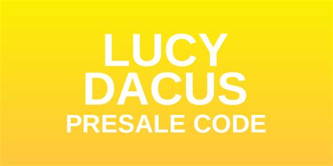 Free 25 Lucy Dacus Presale Code 2026