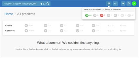 Problems View Some Ideas · Issue 638 · Shinken Monitoringmod Webui