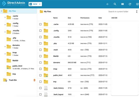 How To Use File Manager On Directadmin Version 2
