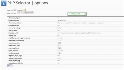 Cara Setting Php Ini Melalui CPanel Hosterbyte Panduan