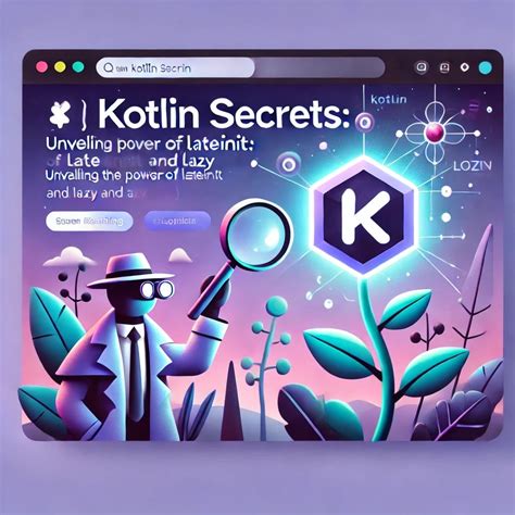 🕵️‍ Kotlin Secrets Unveiling The Power Of Lateinit And Lazy 🌱 By Leo N Towards Dev