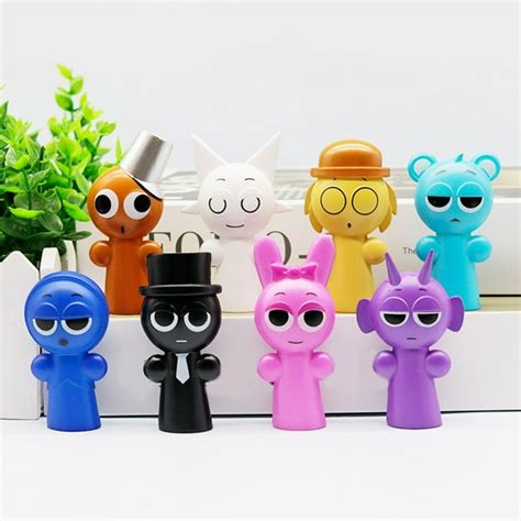 Qianvly Sprunki Game Figure Toy 8pc Sprunkifigures Adorable And Colorful Characters
