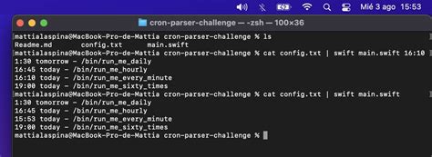 Github Mattiaa95cron Parser Challenge Cron Parser Challenge In Swift