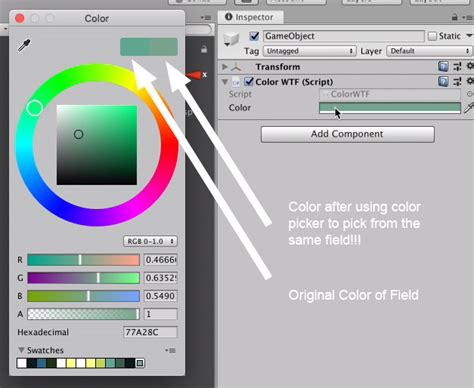 How To Fix MacOS Color Picker Color Shift Questions Answers Unity Discussions