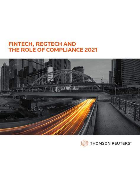 Fintech Regtech And Role Of Compliance Pdf Regulatory Compliance