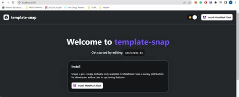 Building A Snap Start Here MetaMask Snaps Discussion GitHub