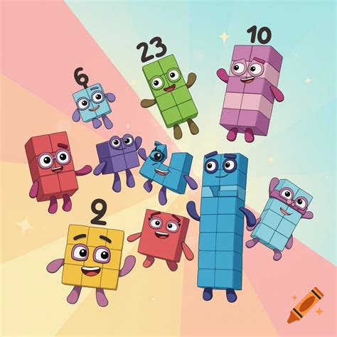 Numberblocks Characters On Craiyon