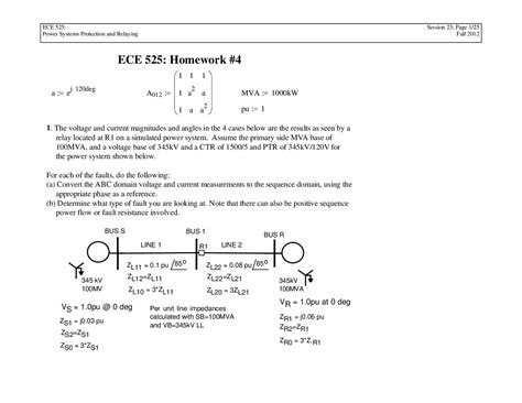 3 Problems With Solution Of Power System Protection And Relaying Ece