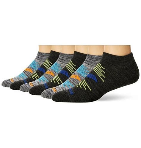 Saucony 남성용 파이어워크 벤틸레이팅 퍼포먼스 컴포트 노 쇼 삭스 블랙 어솔티드 2 신발 사이즈 8 1 티몬