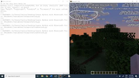 Learn Python With Minecraft Part 2 Syntax And Variables Lesson 7 Floats Youtube