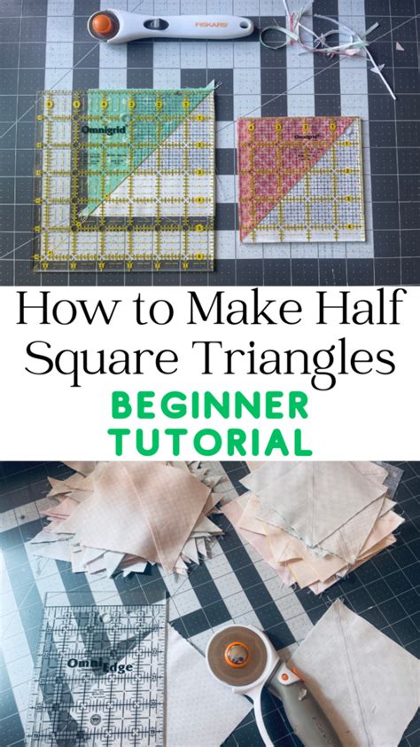 How To Make Half Square Triangles Easy Formula Chart Sew Nikki