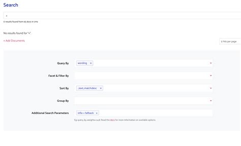 bug does not work to search on · issue 760 · typesense