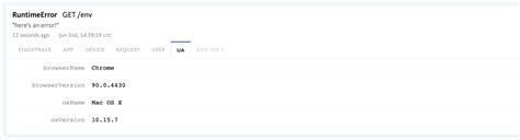 missing environment tab · issue 266 · bugsnag bugsnag python · github