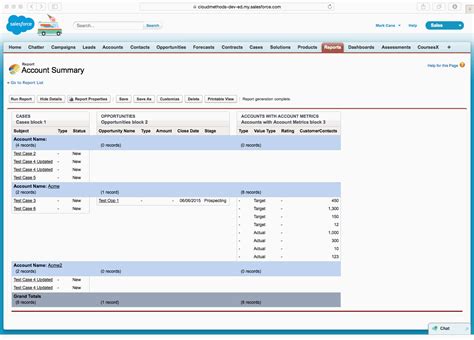Salesforce Standard Reporting 2 Of 3 Report Builder