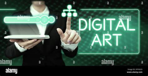 Text Caption Presenting Digital Art Business Concept Use Of Skill And