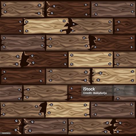 나무 어두운 갈색 바닥 타일 패턴입니다 원활한 텍스처 나무 마루 보드 게임 요소의 사용자 인터페이스에 대 한 벡터 일러스트 레이 션 색상 7 0명에 대한 스톡 벡터 아트 및