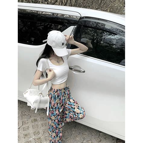 크레디 강아지 프린트 슬랙스 여성 여름 하이웨스트 슬림 와이드 일자 긴바지 오피스룩 캠퍼스 댄서 20대후반 Mz 30대중반 이모셔널 하이퀄리티 프랙티컬 비치 호캉스 출근