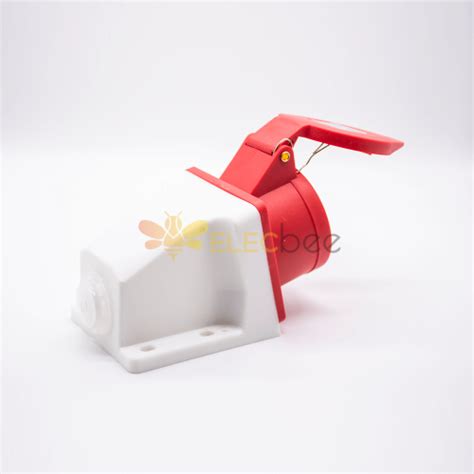 Elecbee Industrial Connector Socket 5p 16a 380v 415v 3p E N 6h Ip44