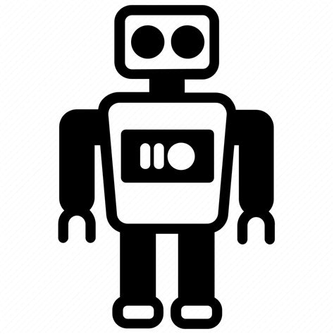 Robot Machine Bot Mechanical Man Person Bionic Icon Download On Iconfinder