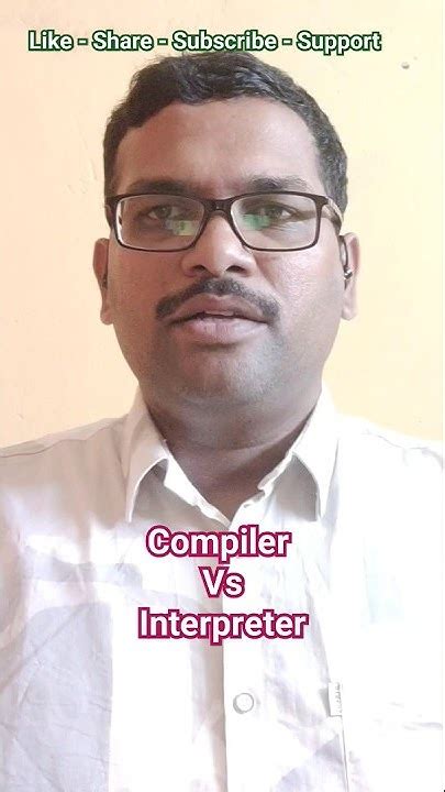 Compiler Vs Interpreter Programming Code Youtube